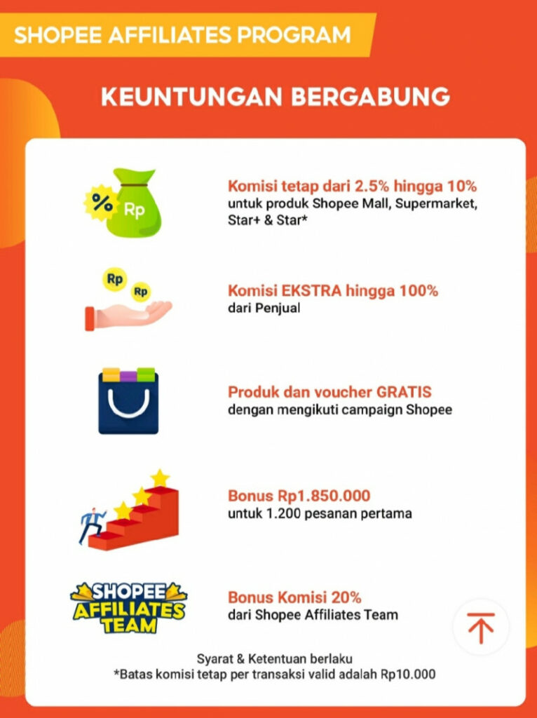 Cara Bergabung di Shopee Affiliate Program