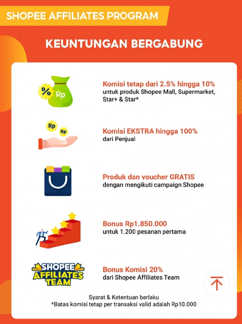 Cara Bergabung di Shopee Affiliate Program